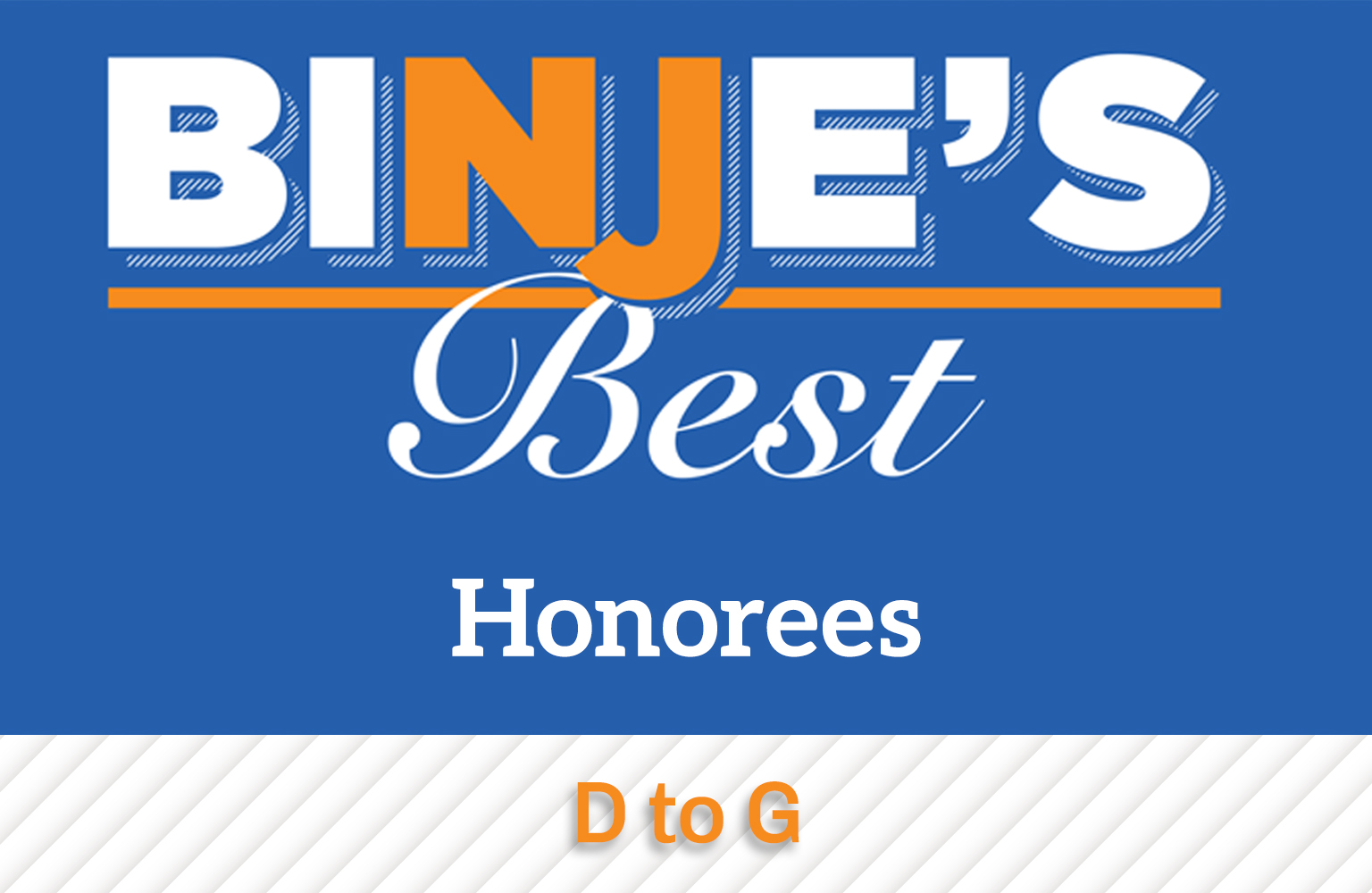 Presenting BINJE's Best honorees 2026: D-G - BINJE | New Jersey ...