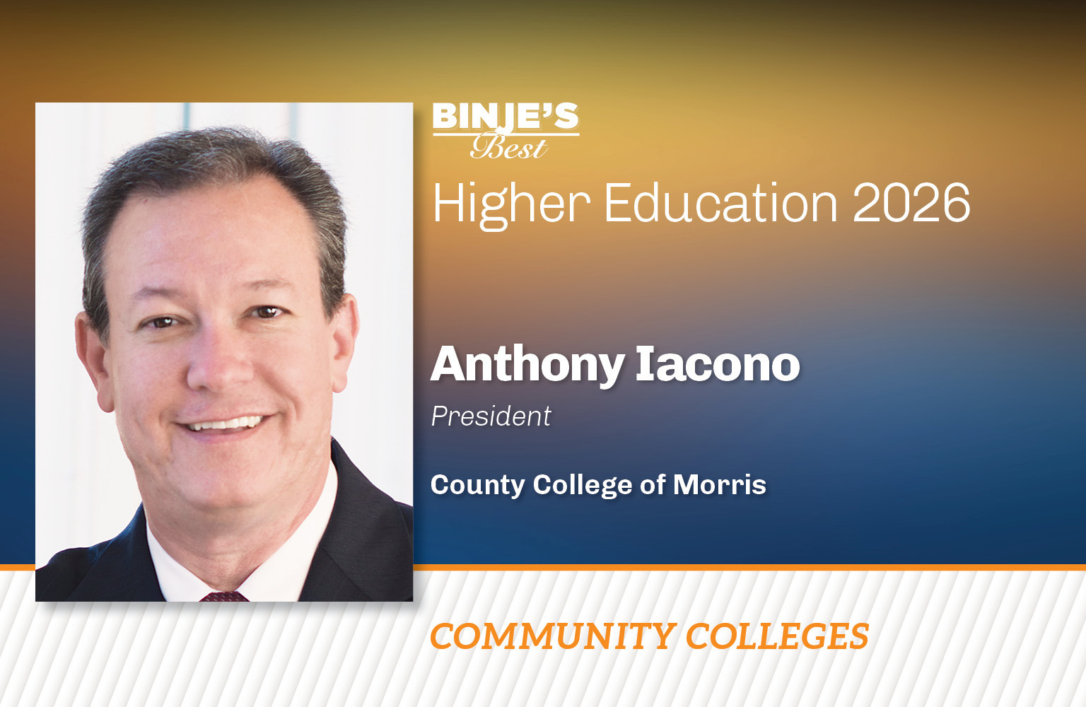 BINJE’s BEST Community College Leaders: Why Anthony Iacono is No. 1 ...